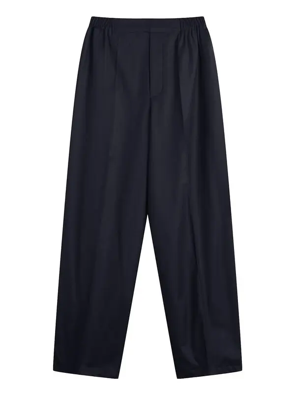 Jacquemus Gio Wide-leg Trousers - Navy