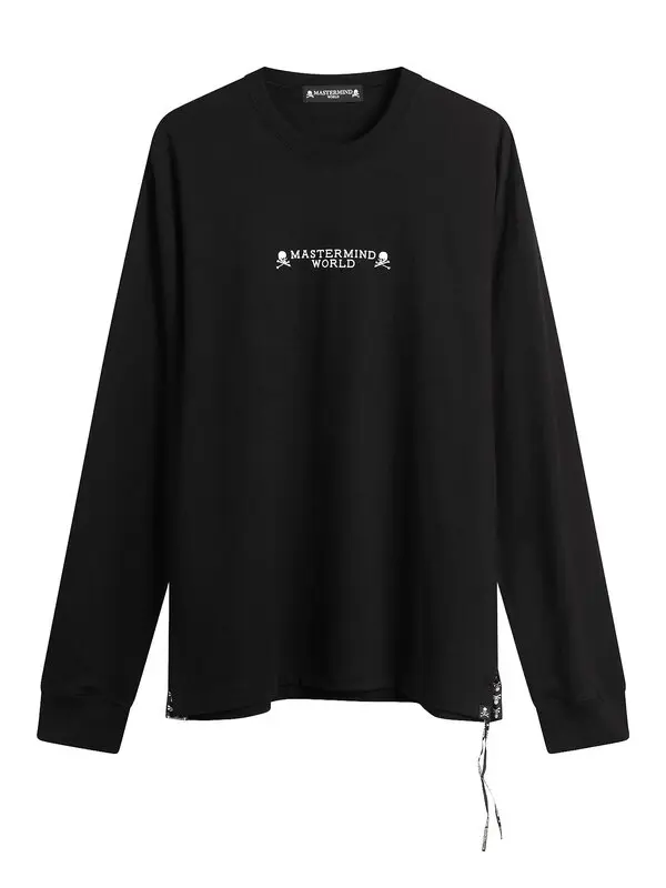 MASTERMIND WORLD I Do Not Care" Long Sleeve T-shirt - Black
