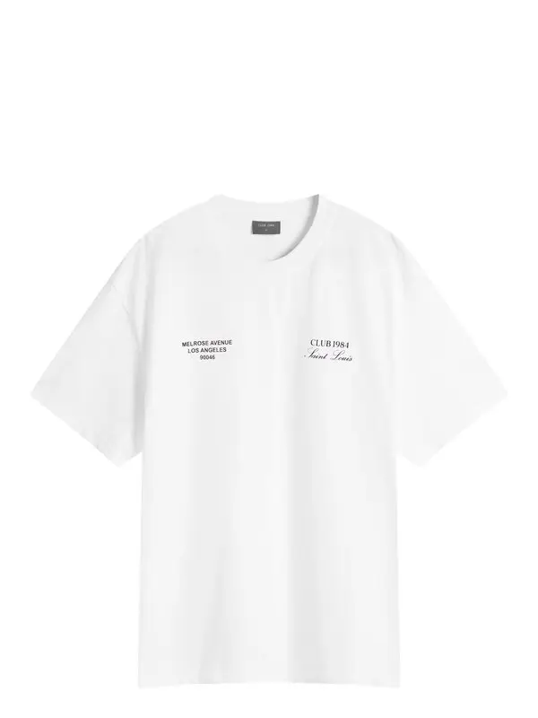 CLUB 1984 Melrose T-shirt - White