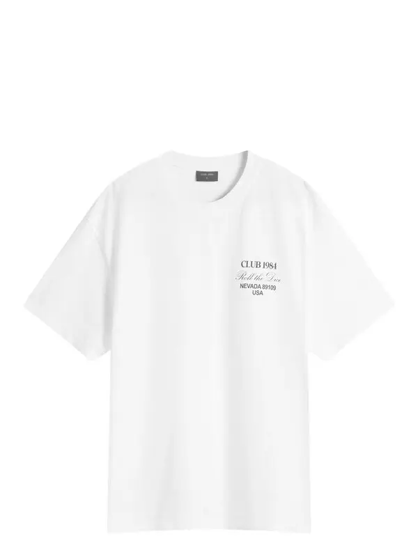 CLUB 1984 Welcome To Vegas T-shirt - White
