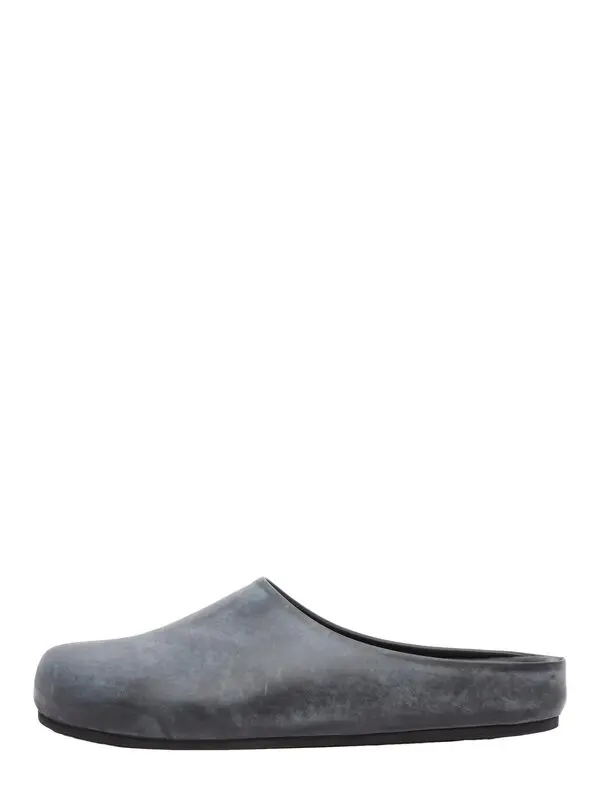 REPRESENT Leather Mule - Off Black
