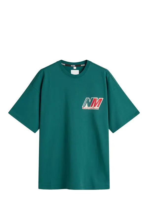 NAPAPIJRI X Martine Rose Logo T-shirt - Mediteranea G2a