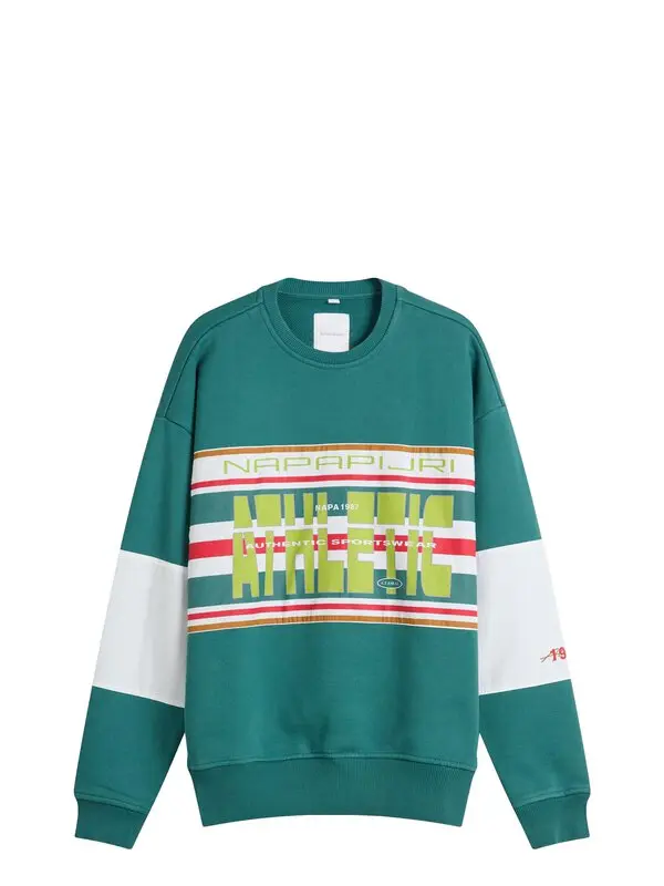 NAPAPIJRI X Martine Rose Cotton Terry Sweatshirt - Mediteranea G2a