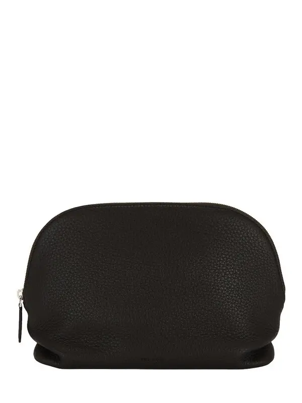 THE ROW Agnes Pouch - Dark Brown Ans