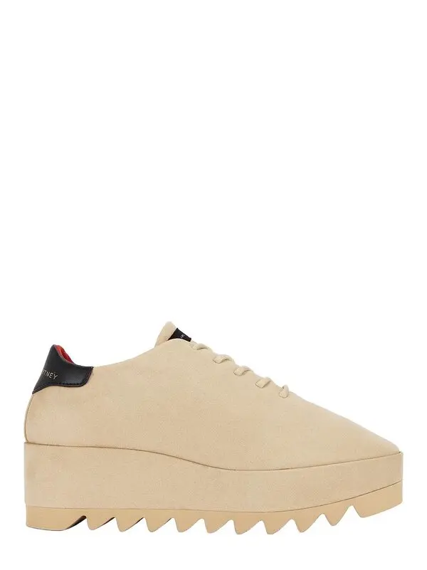 Stella McCartney Sneak-elyse Alter Suede Sneakers - Desert
