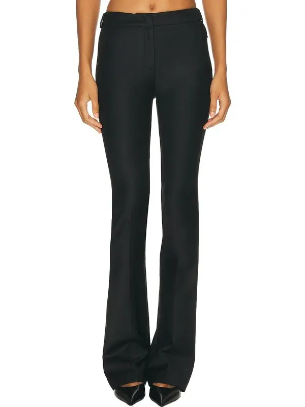 Blumarine Twill Bootcut Trouser - Black