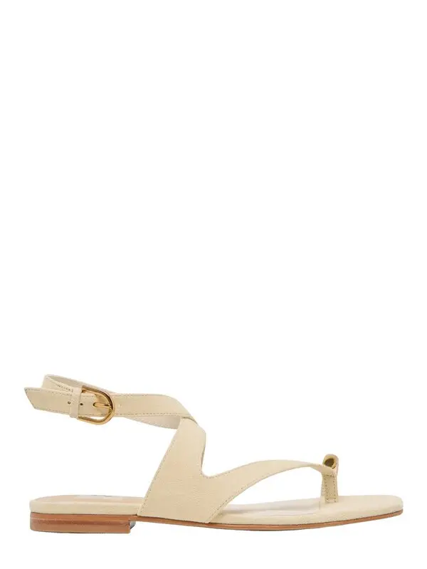 DOLCEVITA Earla Suede Sandals - Natural Suede