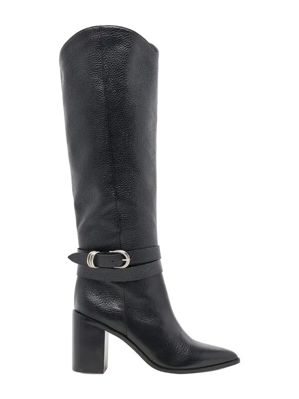 DOLCEVITA Tyrone Knee High Boots - Black Leather