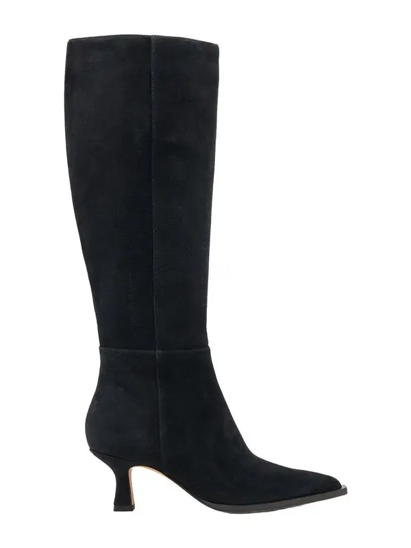 DOLCEVITA Auggie Wide Calf Knee High Boots - Onyx Suede