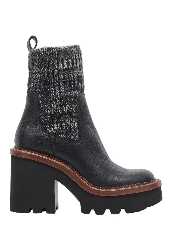 DOLCEVITA Drago Ankle Boots - Black Leather