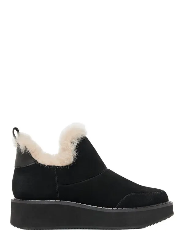 DOLCEVITA Ardy Plush H2o Booties - Onyx Suede