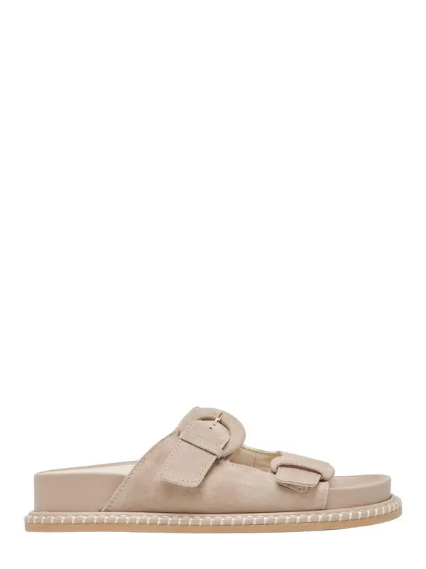 DOLCEVITA Shauny Platform Sandals - Dk Taupe Suede