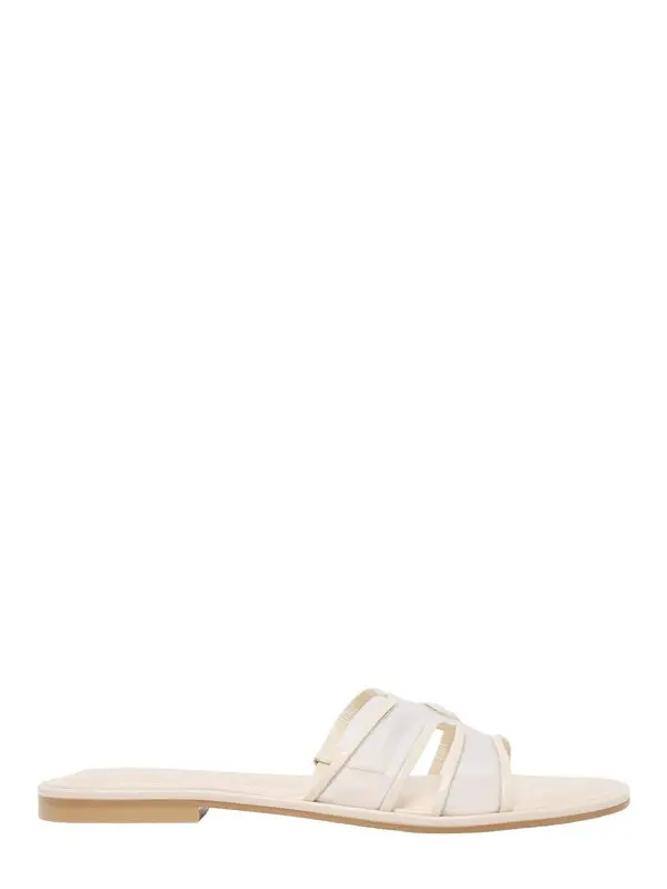 DOLCEVITA Flori Mesh Sandals - Off White Mesh
