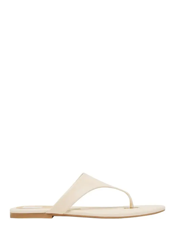 DOLCEVITA Kittle Thong Sandals - Off White Leather