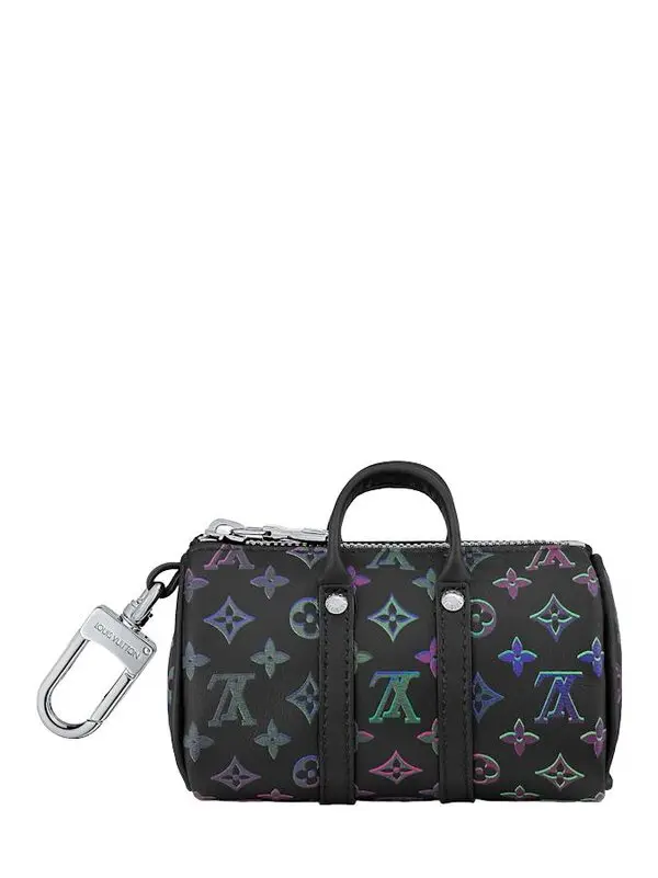 LOUIS VUITTON Key Holder And Bag Charm - Black Borealis
