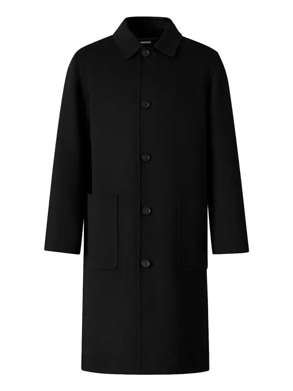 Mackage Beckett Handmade Wool Overcoat - Black