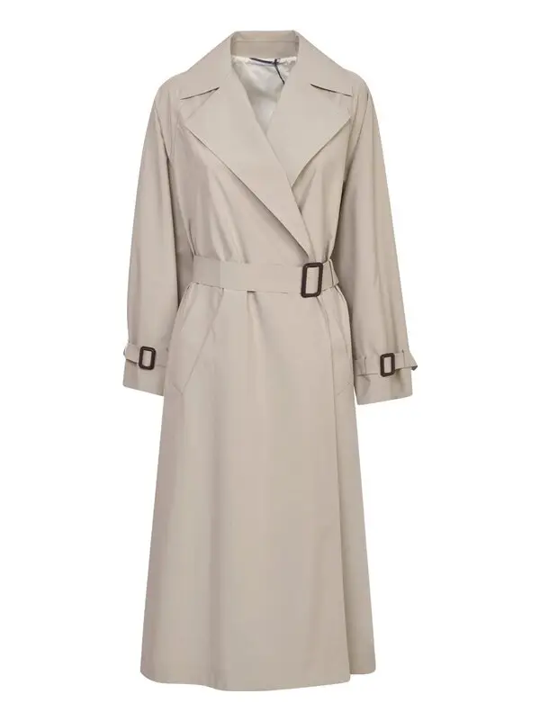 Max Mara Long Trench Coat - Beige