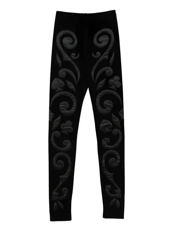 Emporio Armani Scroll Trousers - Black