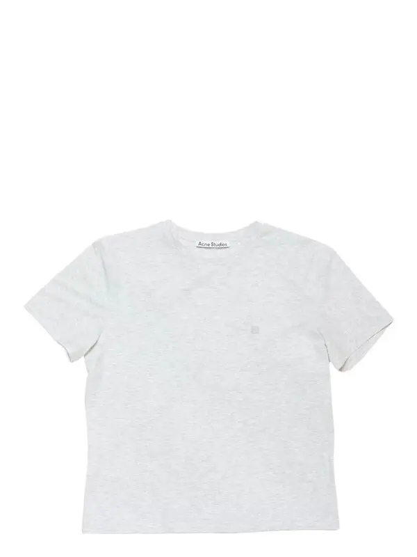 Acne Studios Logo-plaque Short-sleeve T-shirt - Grey