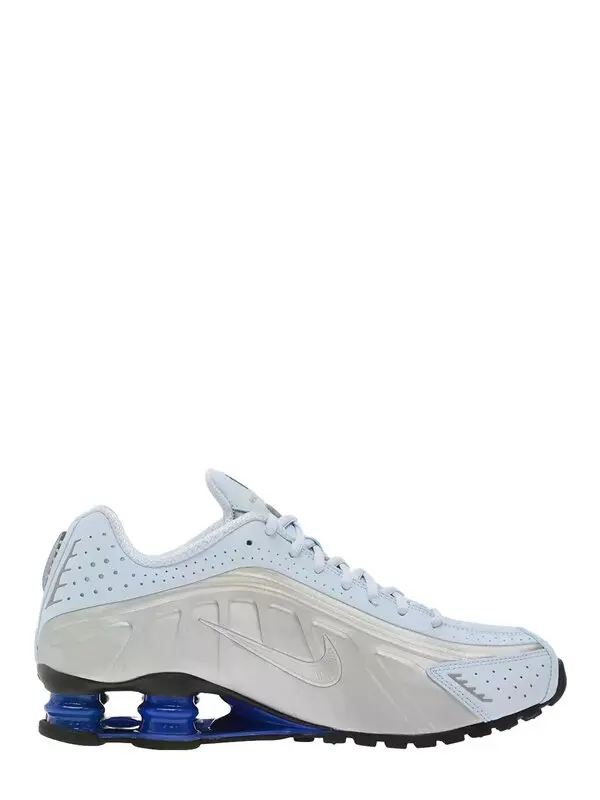 Nike Shox R4 Perforated Sneakers - Blue