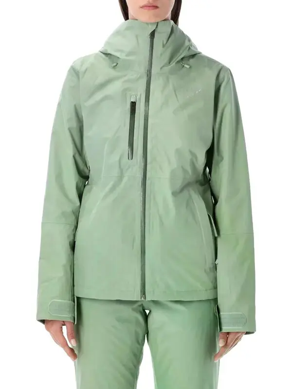 The North Face Hooded Zip Skiwear Jacket - Green