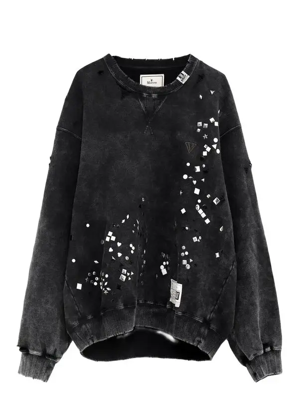Mihara Yasuhiro Round-neck Sweater - Black