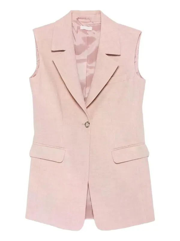 Liu Jo Single-breasted Gilet - Pink