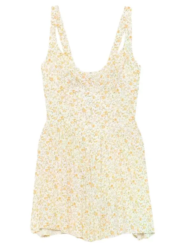 REFORMATION Wynn Mini Dress - Yellow