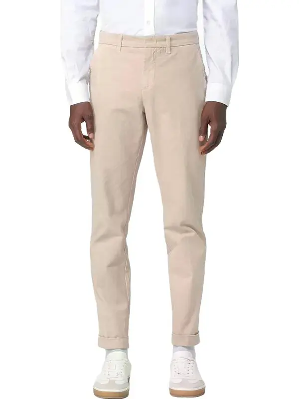 FAY Cuffed Trousers - Neutrals