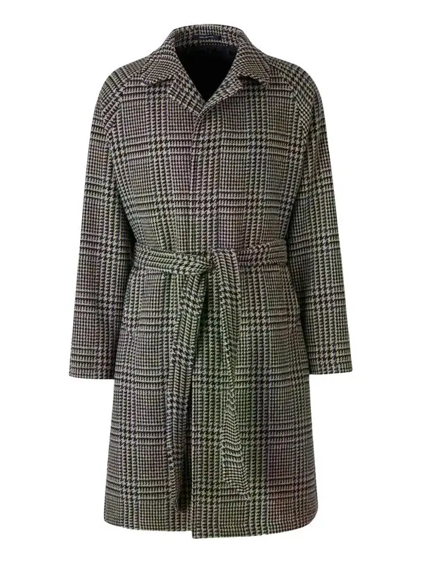 Tagliatore Notched-collar Wool Coat - Grey