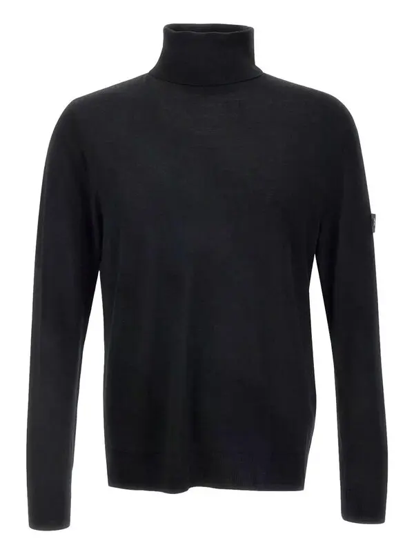 Peuterey Knitted Roll Neck Sweater - Black