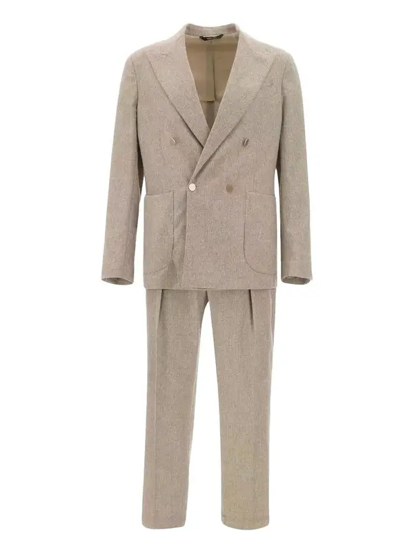 BRIGLIA 1949 Double-breasted Suit - Neutrals