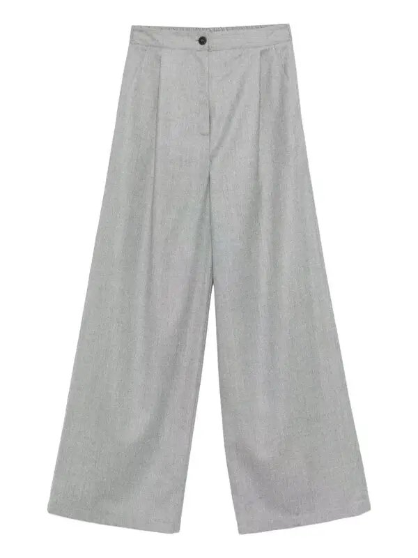 BARBA NAPOLI Straight-leg Trousers - Grey