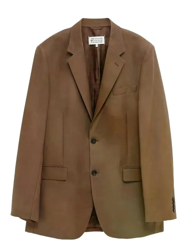 MAISON MARGIELA Button Single-breasted Jacket - Brown