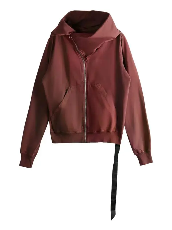 Rick Owens Mountain Zip-up Hoodie - Red