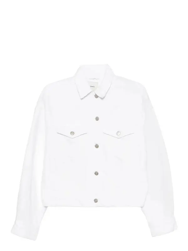 REFORMATION Rhodes Denim Jacket - White