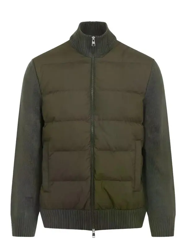 Moncler Padded Zip-up Jacket - Green