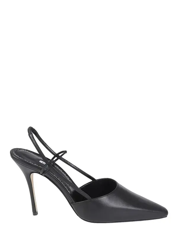 Manolo Blahnik 90mm Touki Pumps - Black