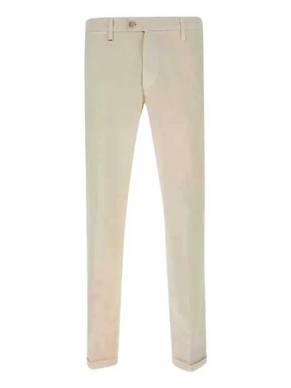 RE-HASH Metallic Patch Trousers - Neutrals
