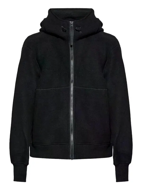 Canada Goose Hooded Zip Jacket - Black