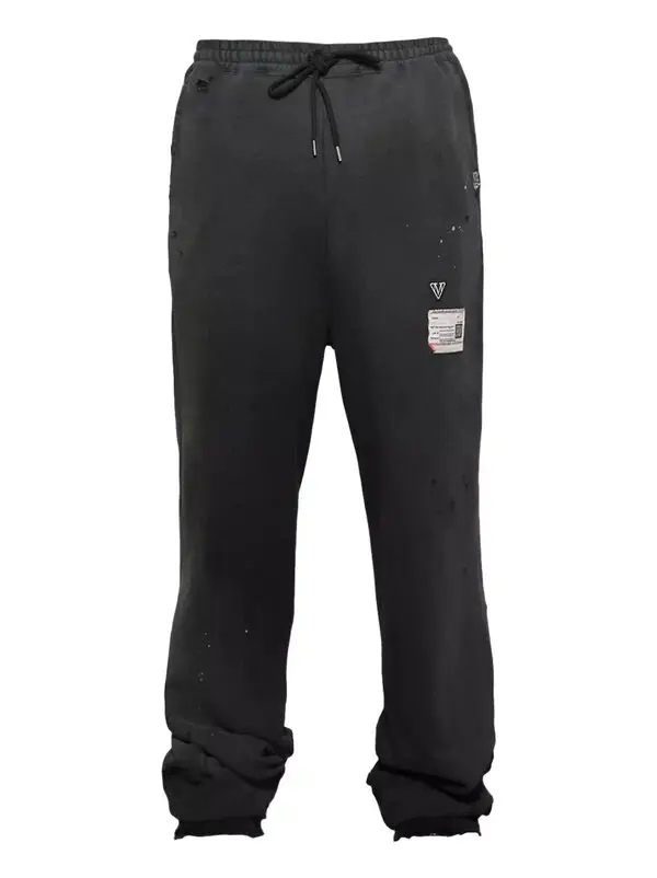 Mihara Yasuhiro Distressed Track Pants - Black