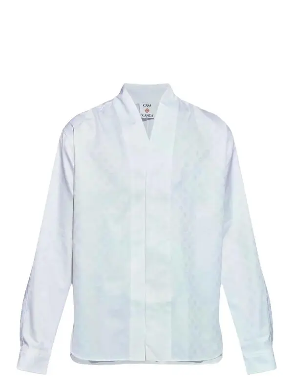 Casablanca Monogram Shirt - White