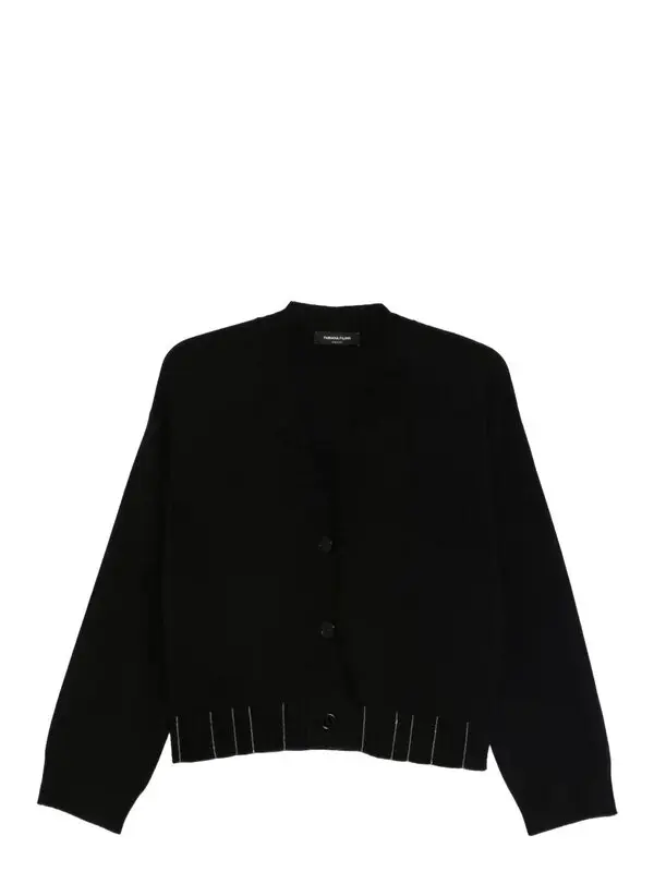 Fabiana Filippi V-neck Cardigan - Black