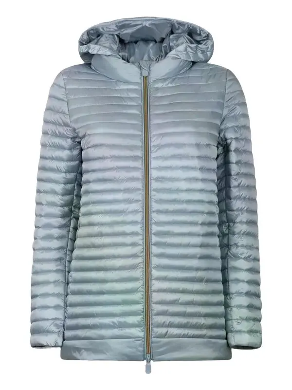SAVE THE DUCK Alexa Quilted Hooded Coat - Blue