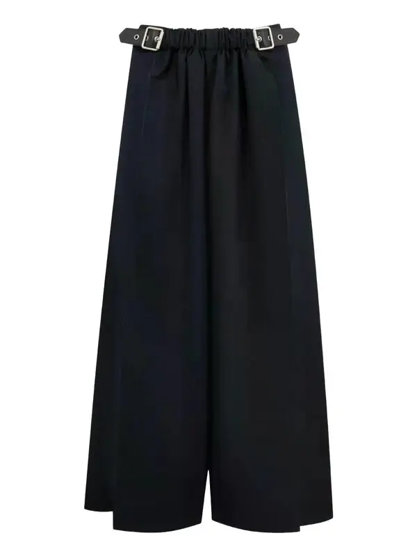 Loewe Belted Palazzo Pants - Blue