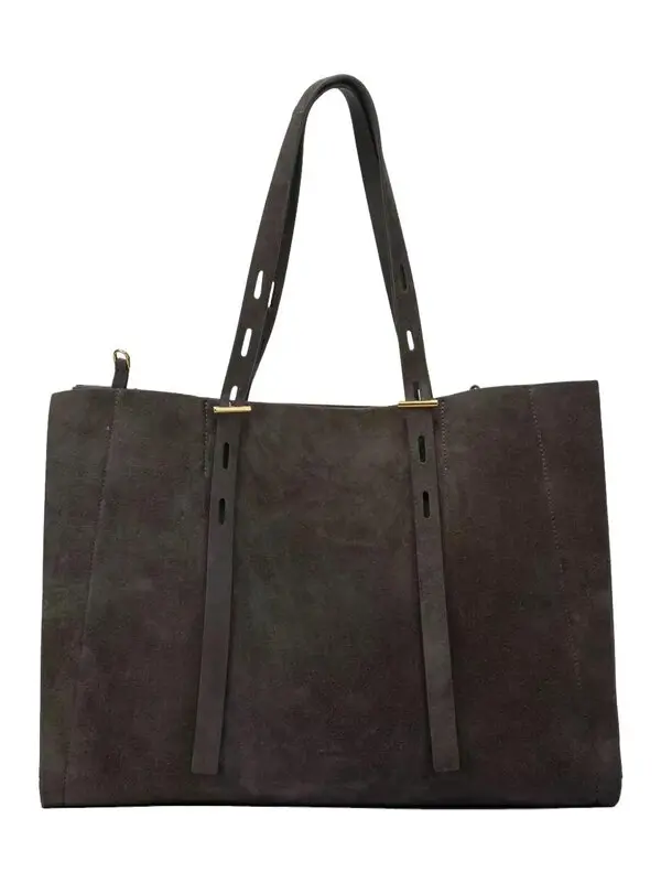 MINOBOSSI Paula Suede Leather Tote Bag - Brown