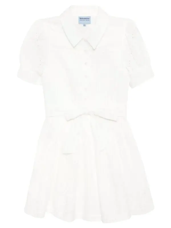 REFORMATION Loonette Dress - White