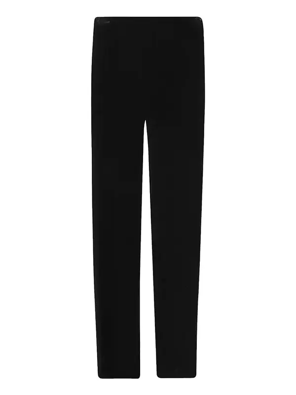Alexander McQueen Velvet Trousers - Black