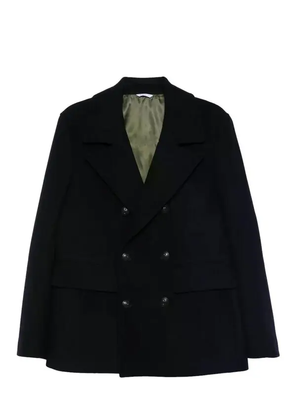 MANUEL RITZ Double-breasted Coat - Black