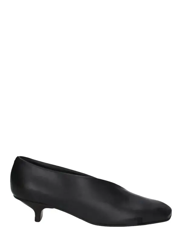 Vicini Square-toe Kitten-heel Pumps - Black